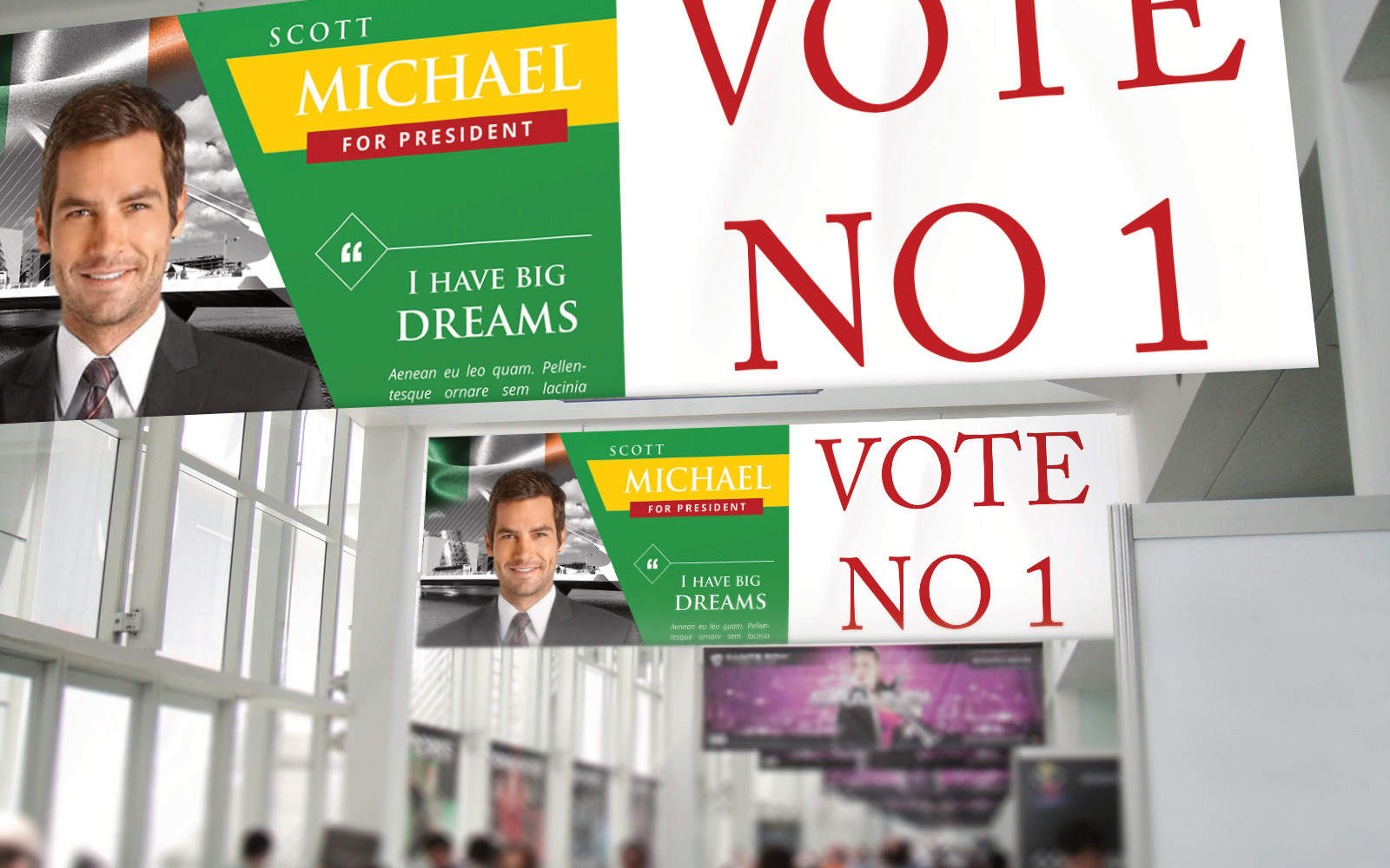 Election Banners | PVC Banners | Mesh Banners | inksplash.ie